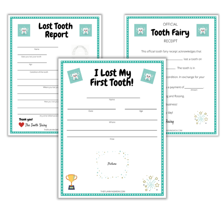 How to Track Your Child's Teeth - The Planning Mom